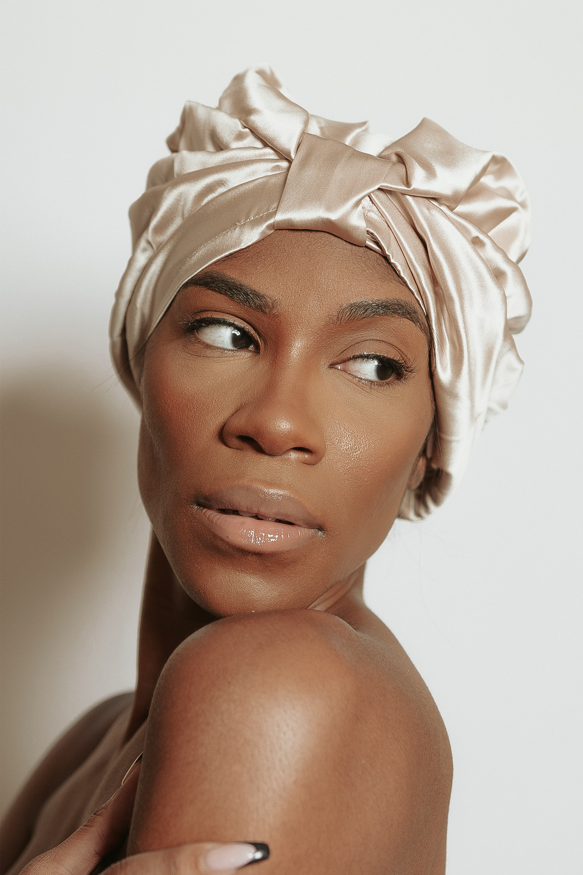 Honeylux Organic Silk Hair Turban Champagne – Youshouldbehair